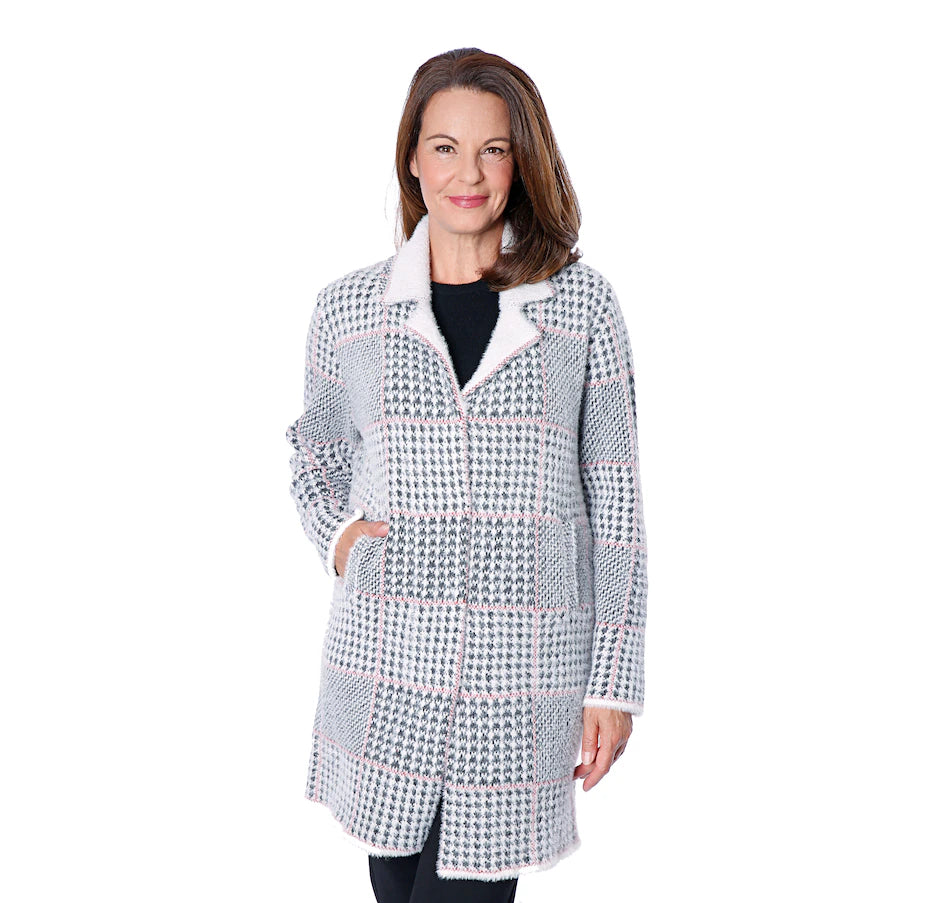 Parkhurst Jacket - Holly Cardigan - Red Combo - MEDIUM – Cloth