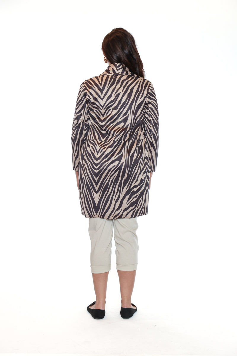 Papa Jacket - Faux Suede - Zebra – Cloth