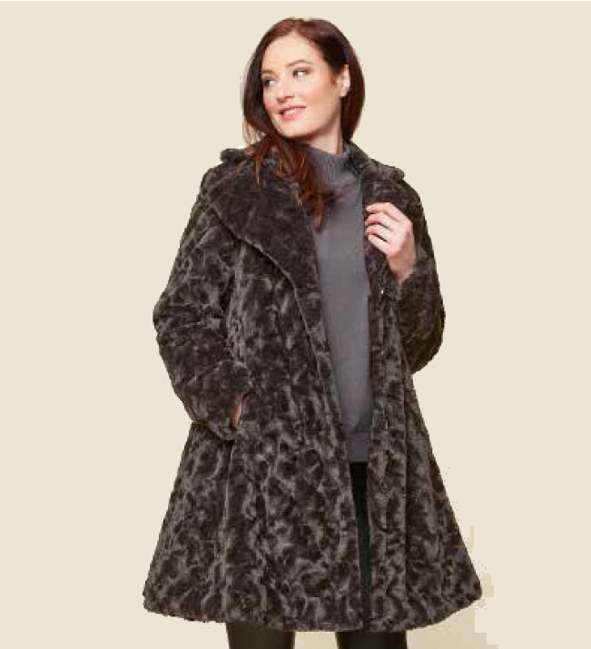 Parkhurst Jacket - Jackie Faux Fur - Grey – Cloth