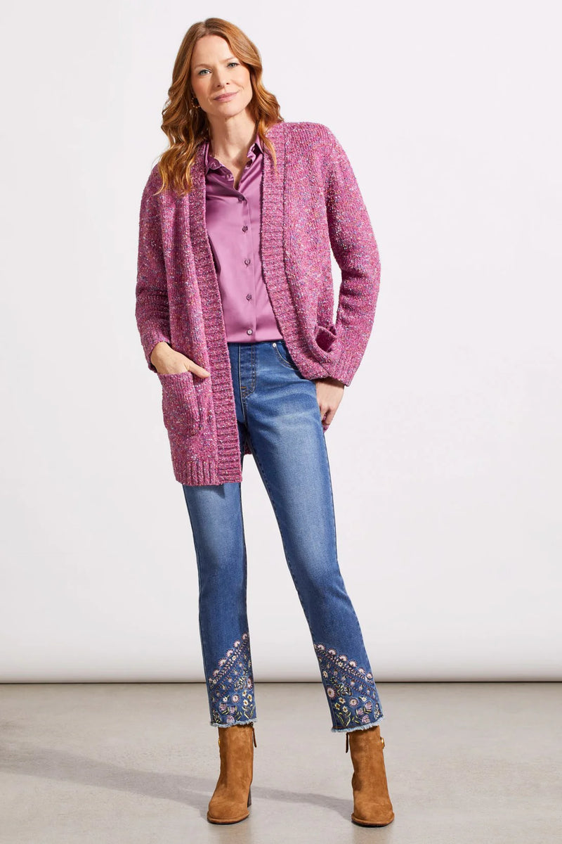 Tribal Jean - Audrey Pull On Embroidered - Blue Quartz – Cloth