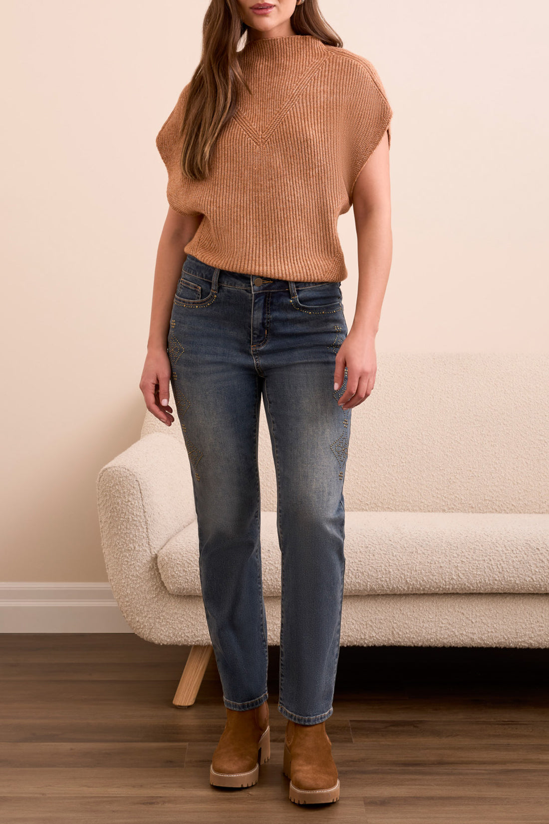 Tribal Jean - Audrey Straight + Studs - Vintage – Cloth